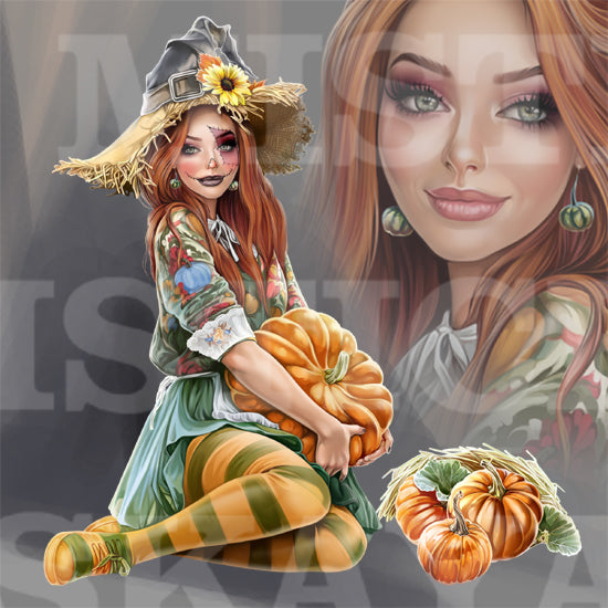 Scarecrow girl Monika – Misticheskaya tubes